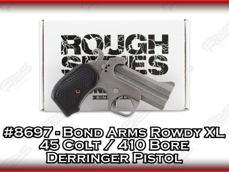Bond Arms Rowdy XL 45 Colt / 410 Bore Derringer Pistol - RES Auction ...