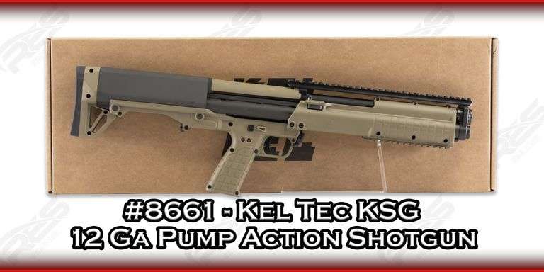 Kel Tec KSG 12 Ga Pump Action Shotgun - RES Auction Services