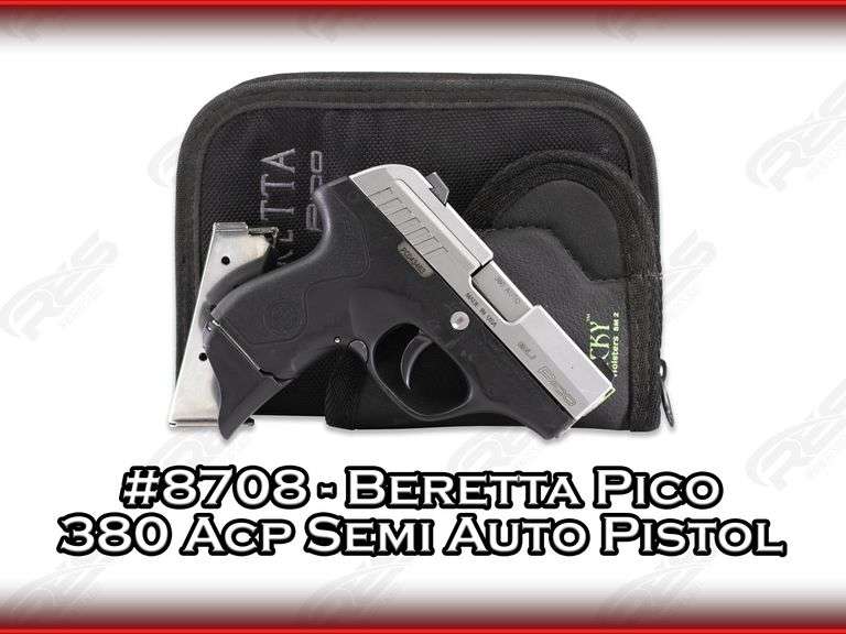 Beretta Pico 380 Acp Semi Auto Pistol - RES Auction Services