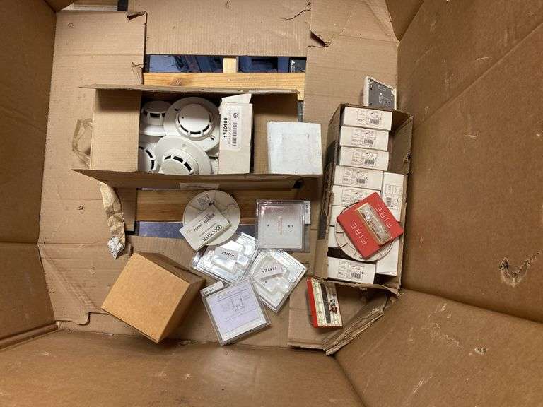 Huge lot of Fire Alarm components 3 Gaylord’s worth - RES Auction Services
