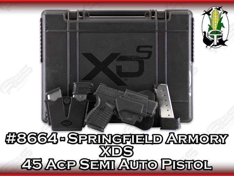Springfield Armory XDS 45 Acp Semi Auto Pistol - RES Auction Services