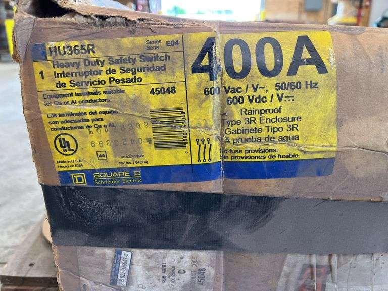 Square D 400A/600V Safety Switch - RES Auction Services
