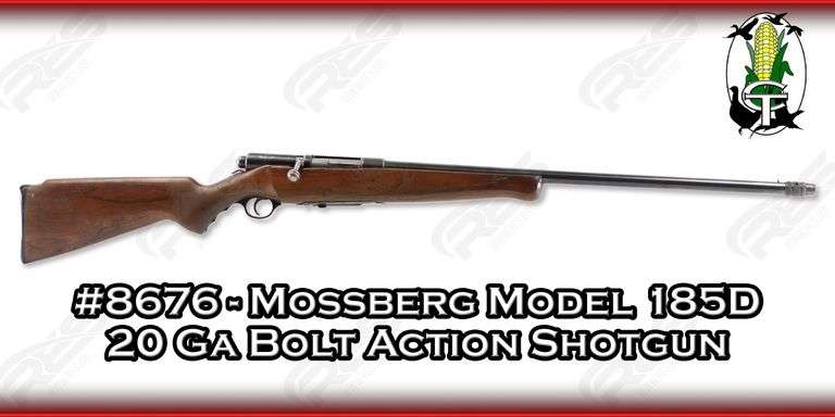 Mossberg Model 185D 20 Ga Bolt Action Shotgun - RES Auction Services