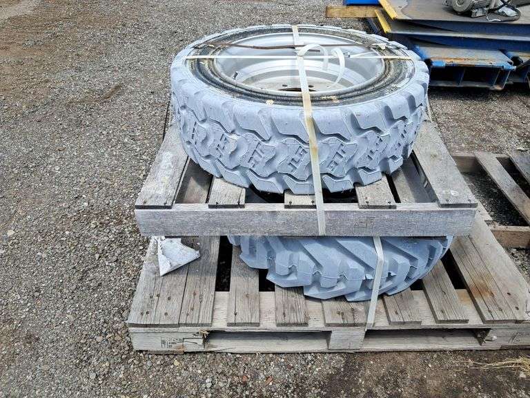 (2) JLG Rims & Tires (Unknown Vehicle) - RES Auction Services