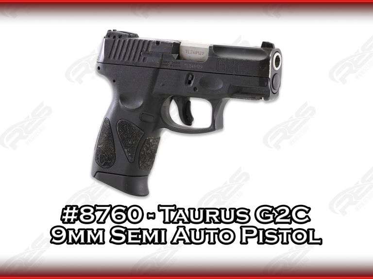 Taurus G2C 9mm Semi Auto Pistol - RES Auction Services