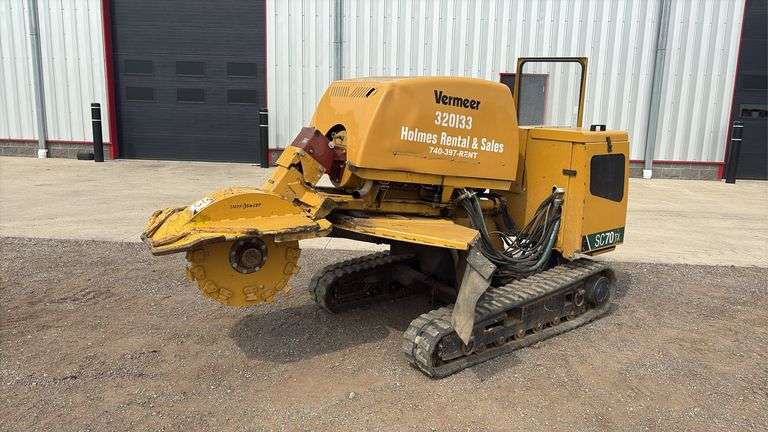 2020 Vermeer SC70TX Self Propelled Stump Grinder - RES Auction Services