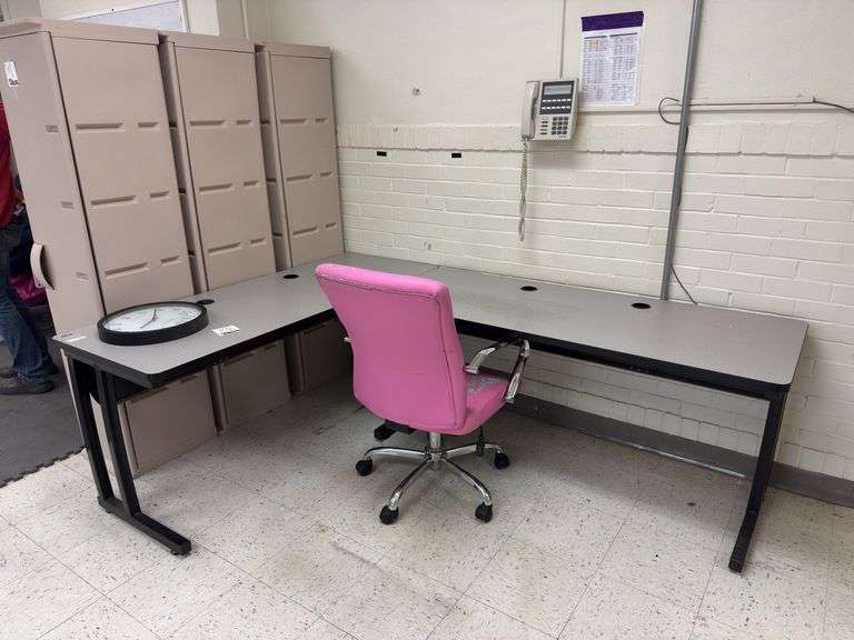 Desks, Cabinets & Chair - RES Auction Services