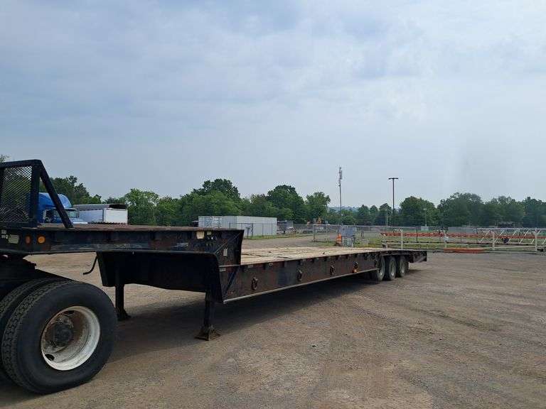 1998 Trail King TK110HT-533 38 ft. Drop Deck Trailer - RES Auction Services