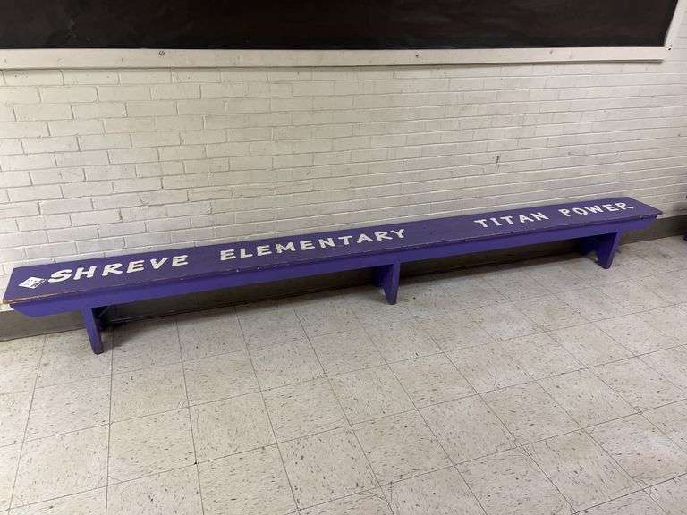 Shreve Elementary Bench - RES Auction Services