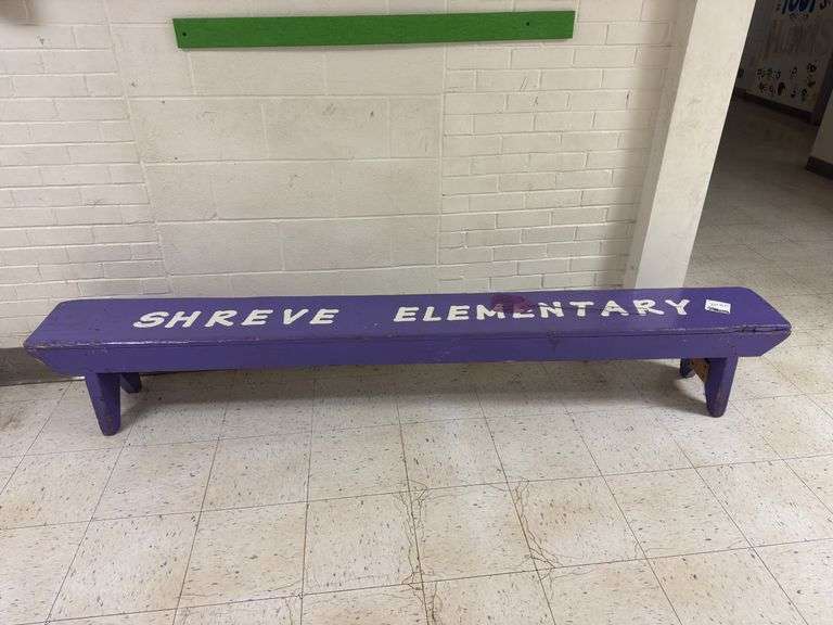 Shreve Elementary Bench - RES Auction Services