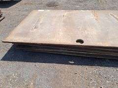 (5) 98" X 5' Steel Plates - RES Auction Services