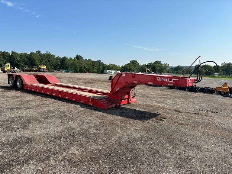 2000 Talbert 35 Ton Lowboy Trailer - RES Auction Services