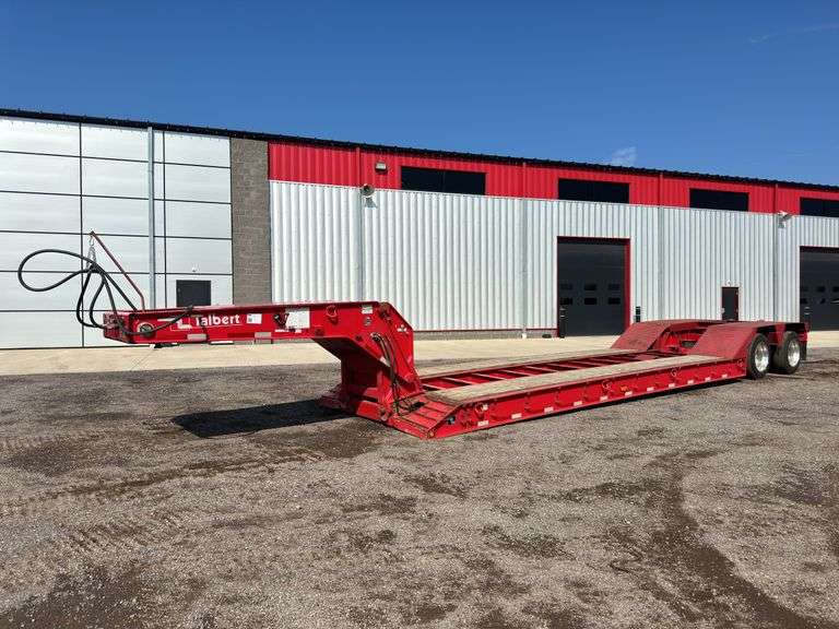 2000 Talbert 35 Ton Lowboy Trailer - RES Auction Services