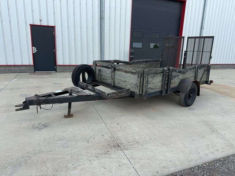 Homemade 2-Wheel Garden Trailer - RES Auction Services