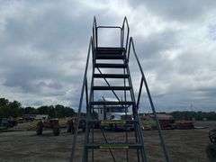 Ballymore Rolling Step Ladder w/ Platform - RES Auction Services