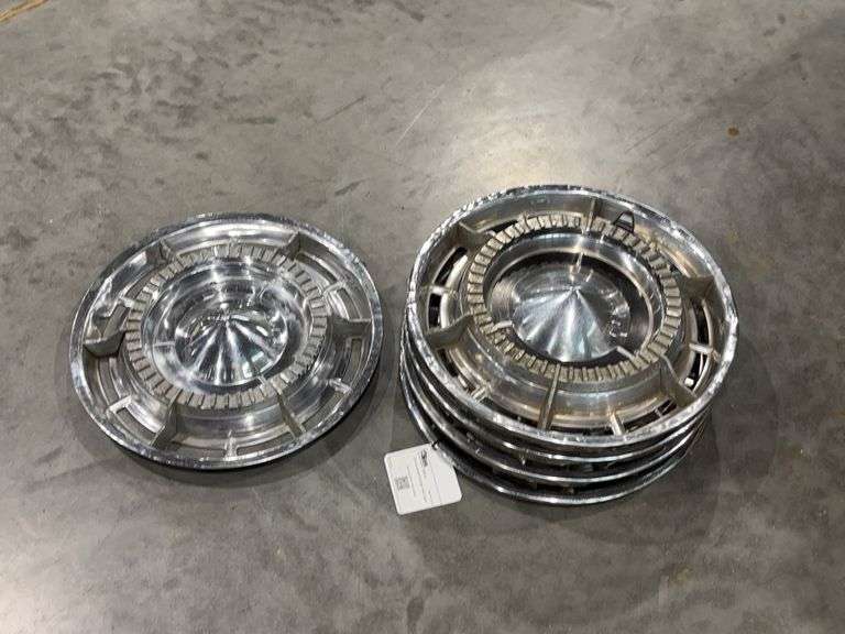 (5) Assorted Vintage Hub Caps - RES Auction Services