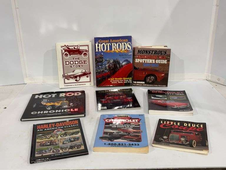 Assorted Hot Rod Books - RES Auction Services