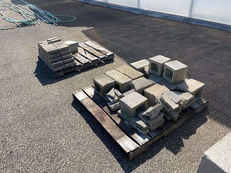 (2) Skids Assorted Blocks - RES Auction Services