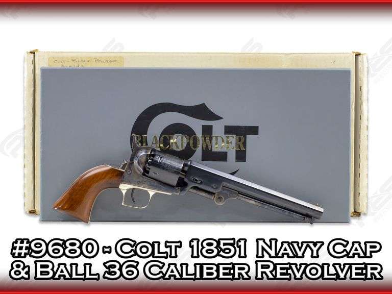 Colt 1851 Navy Cap & Ball 36 Caliber Revolver - RES Auction Services