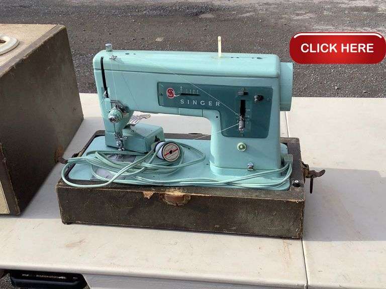 Singer sawing machine , electric - Rideau Auctions