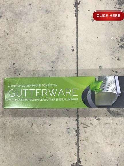 Gutterware aluminum gutter protection system - Rideau Auctions