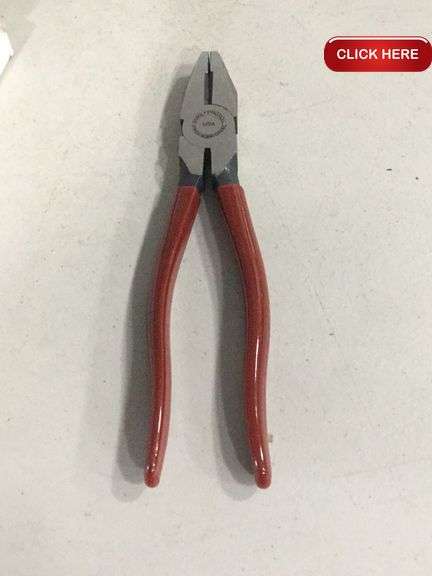 Proto lineman’s pliers 8 5/8” with grip - Rideau Auctions