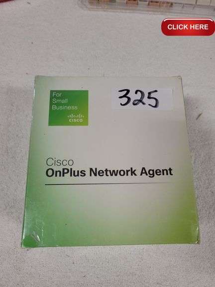 Cisco on plus network agent - Rideau Auctions