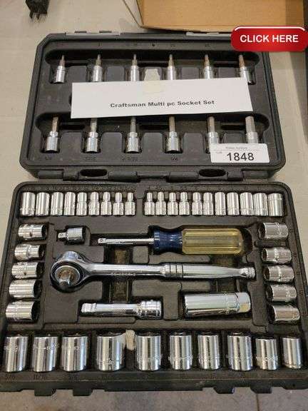 Craftsman socket set - Rideau Auctions