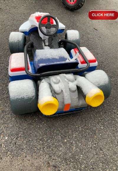 Mario cart kids ride on - Rideau Auctions
