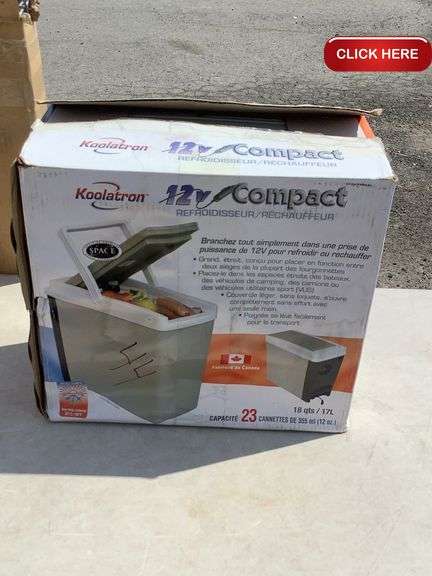 Koolatron 12v compact cooler/warmer - Rideau Auctions