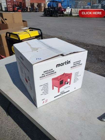 Martin outdoor burner stand - Rideau Auctions