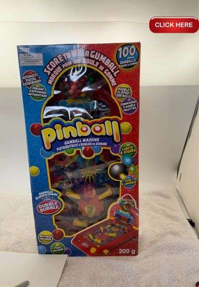 Pinball gumball machine - Rideau Auctions