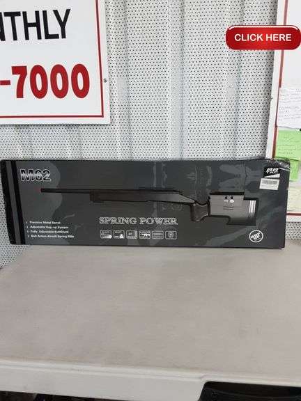 M62 Bolt Action Airsoft Spring Rifle - Rideau Auctions