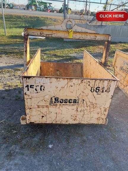 Craneable Self Dumping Bin - Rideau Auctions