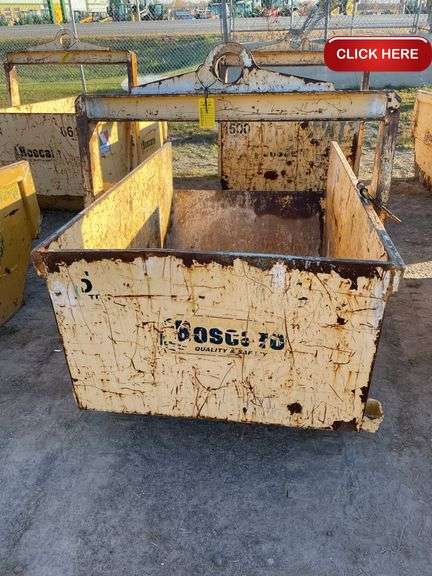 Craneable Self Dumping Bin - Rideau Auctions