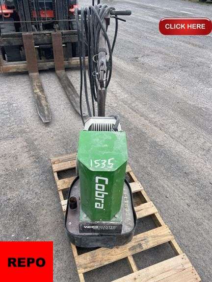 Werkmaster Cobra Floor Grinder & Small Cart - Rideau Auctions