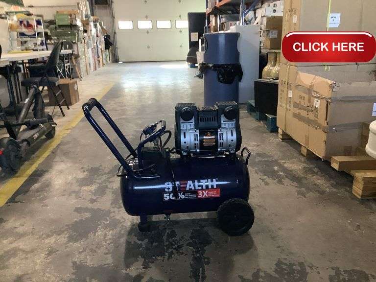 Stealth 10 gal air compressor - Rideau Auctions
