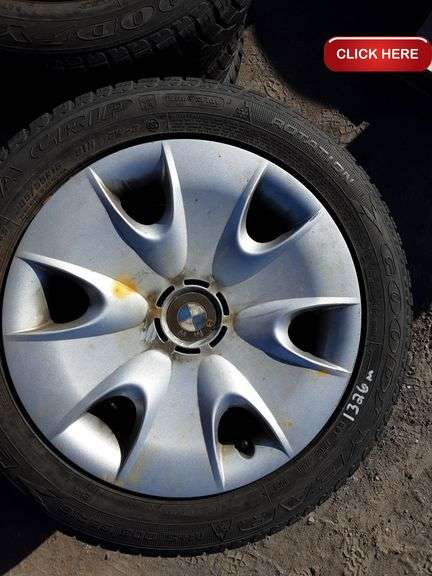 Goodyear 205/55R16 tires on wheels - Rideau Auctions