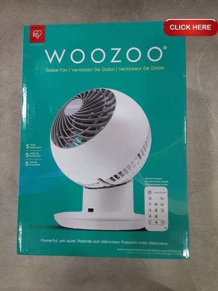 Woozoo globe fan - Rideau Auctions