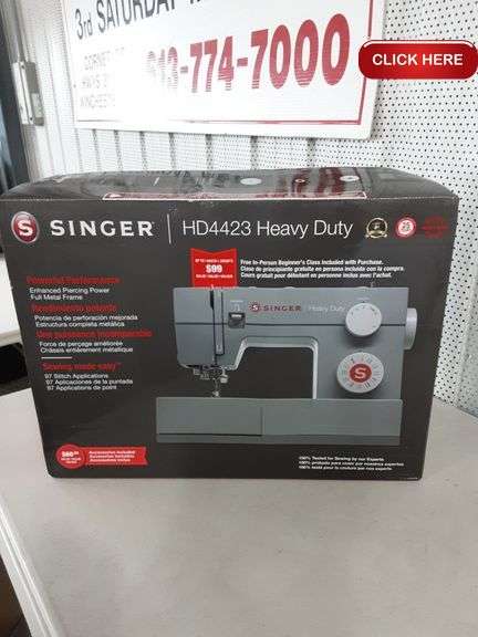 Singer HD4423 Heavy Duty Sewing Machine - Rideau Auctions