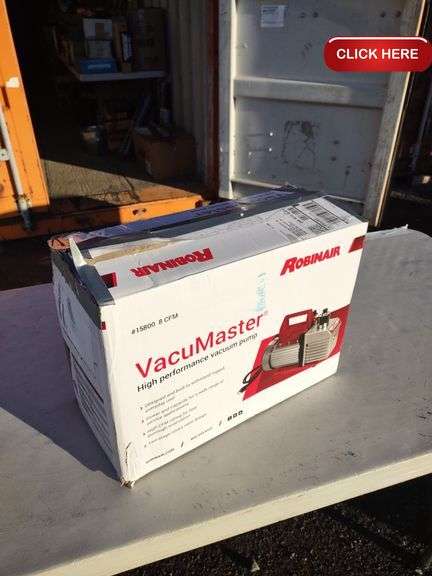 Robin air vacuummaster pump, electric - Rideau Auctions
