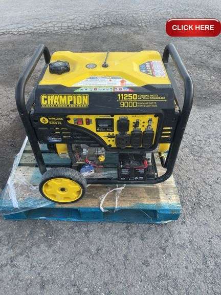 Champion Generator - Rideau Auctions