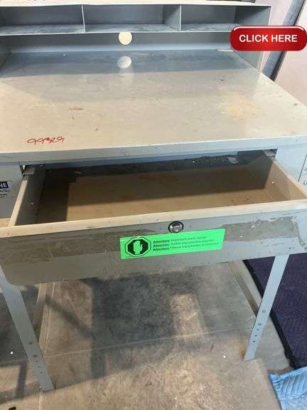 Uline metal workbench - Rideau Auctions