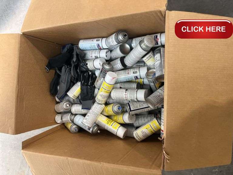 Spray paint lot - Rideau Auctions