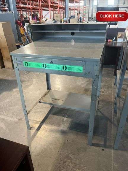 Uline utility metal workbench - Rideau Auctions