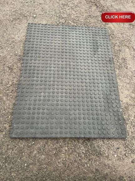 3’x4’ Rubber Shop Mat - Rideau Auctions