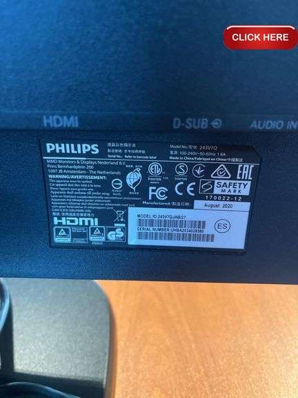 Philips monitor - Rideau Auctions