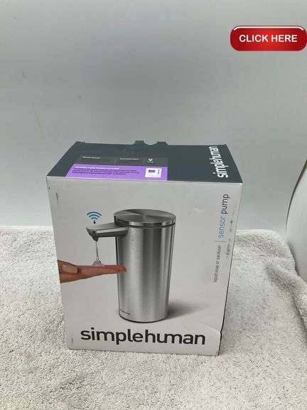 Simplehuman Rechargeable Sensor Soap Dispenser, - Rideau Auctions