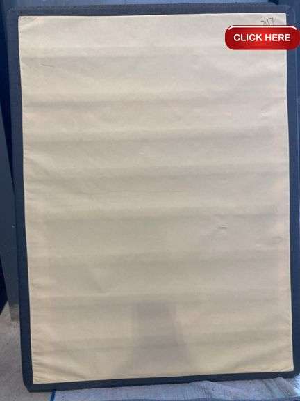 Queen posture box spring - Rideau Auctions