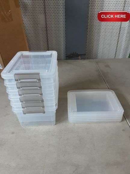 Resealable containers 6pc - Rideau Auctions